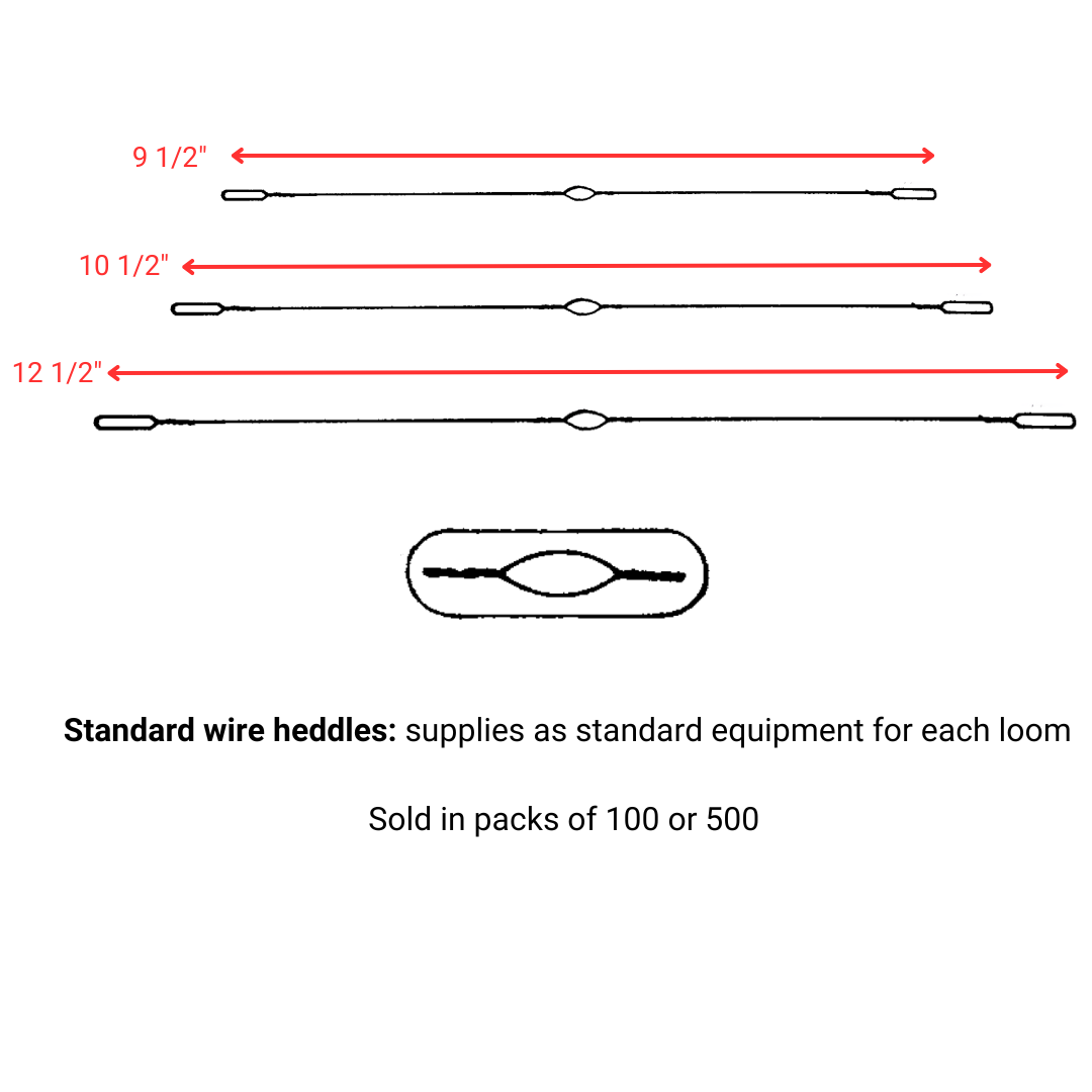 Wire Heddles - All Types & Sizes - Leclerc – Gather Textiles