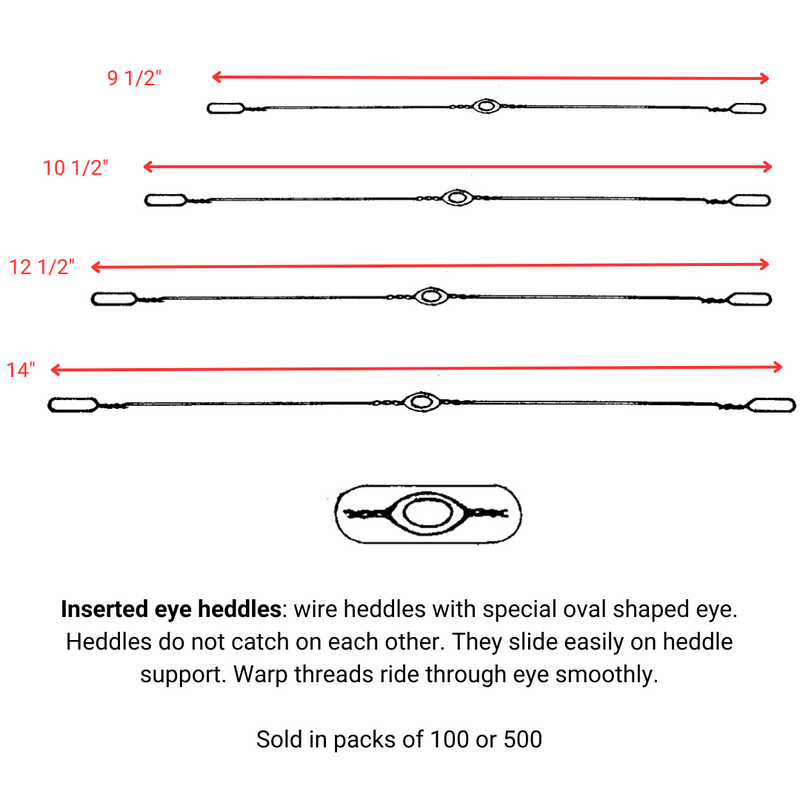 Wire Heddles - All Types & Sizes - Leclerc – Gather Textiles